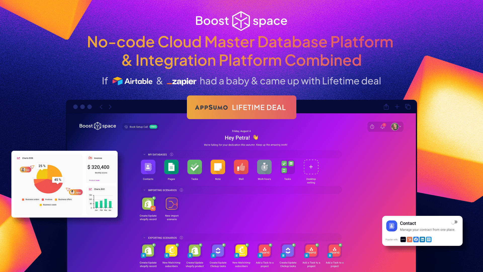Appsumo & Product Hunt 2023 - Boost.space LTD | Boost.space